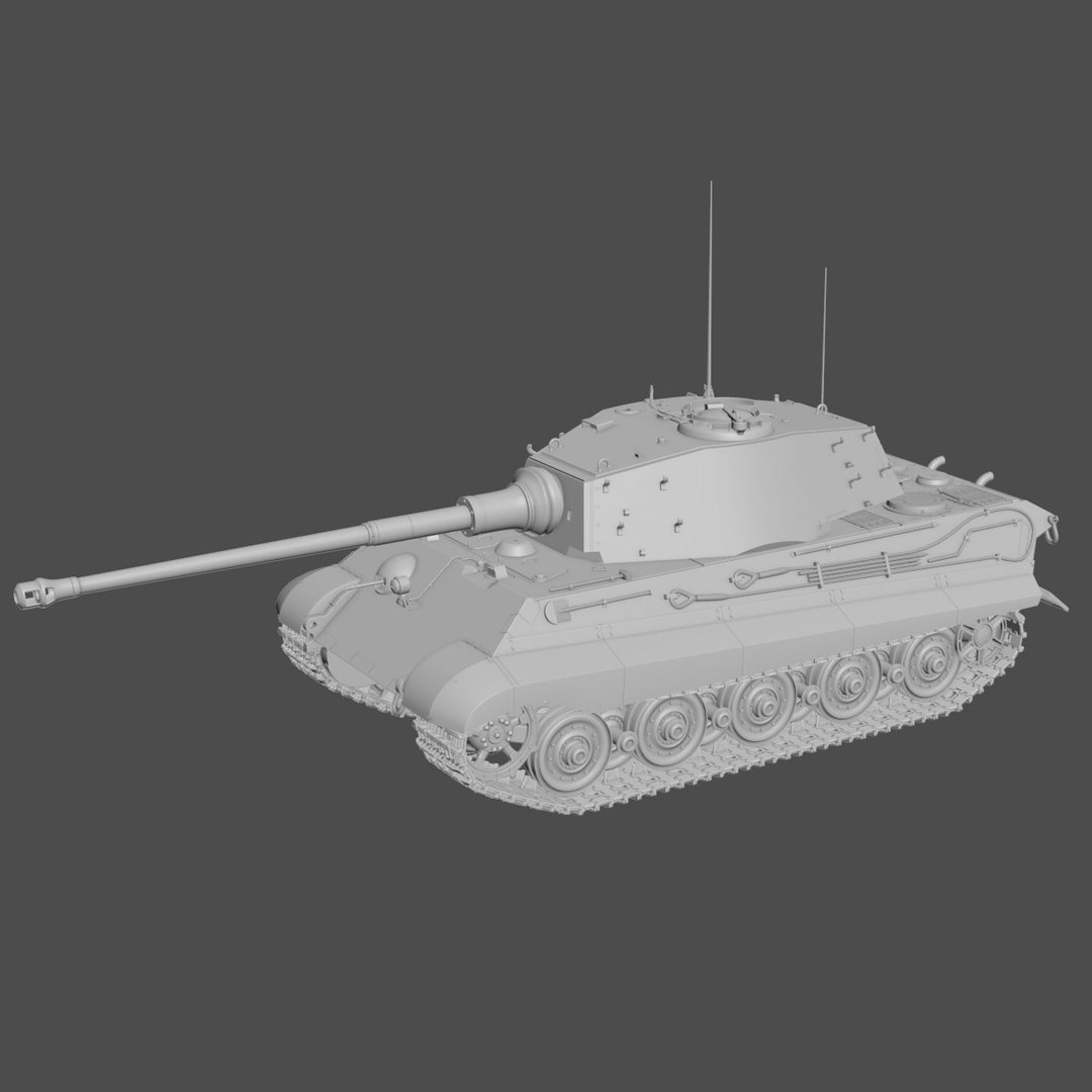Tiger Ii Ausf B 3d Max