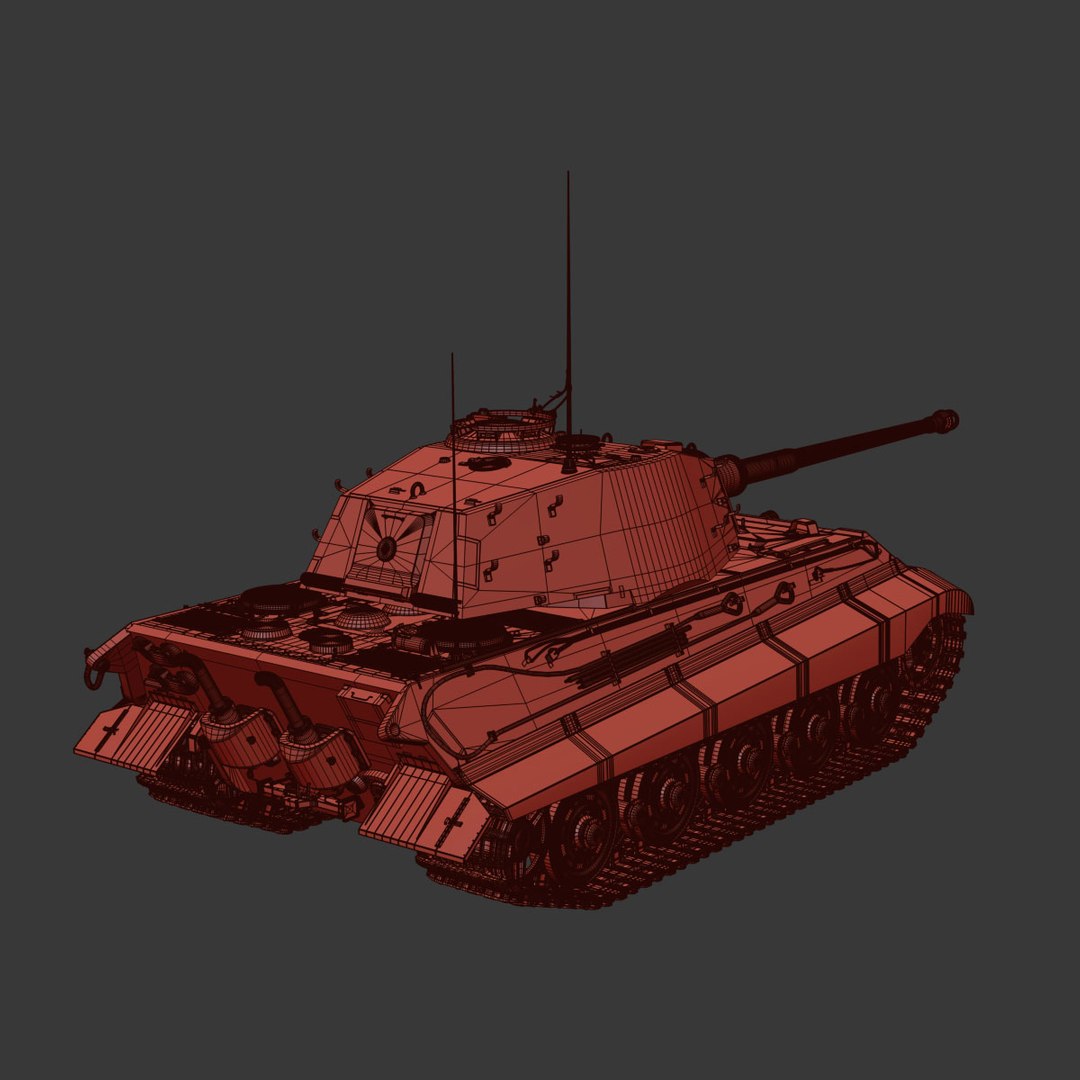 Tiger Ii Ausf B 3d Max
