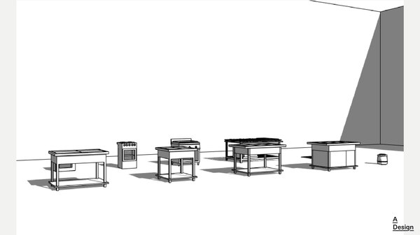 Stove - Pack of revit families model 3D 모델 - TurboSquid 2017086