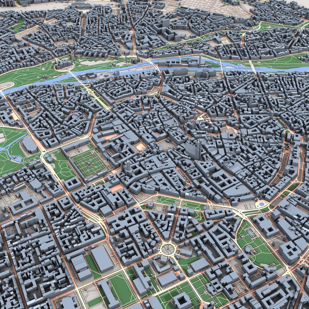 3D Model Munich City Germany - TurboSquid 2295626