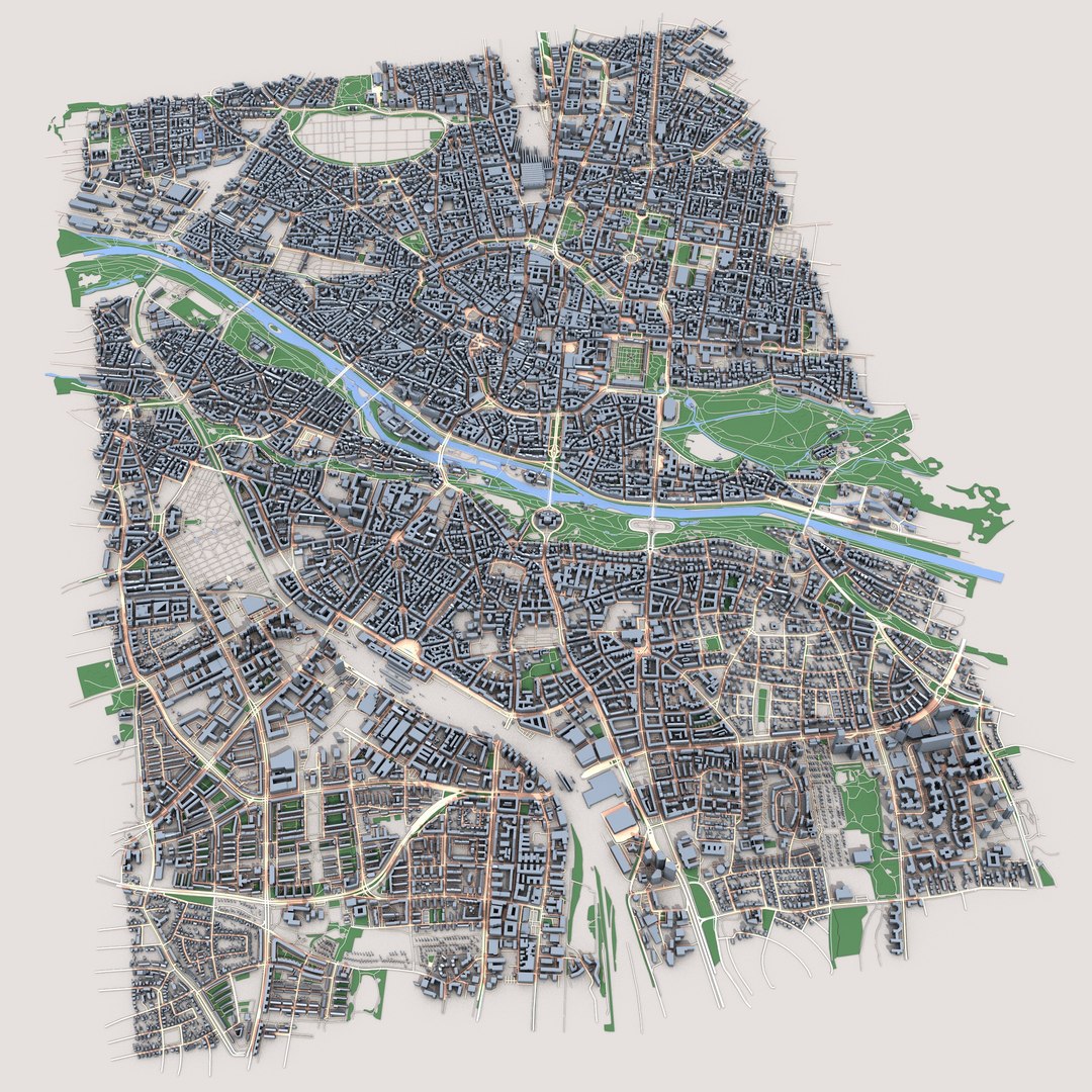 3D Model Munich City Germany - TurboSquid 2295626