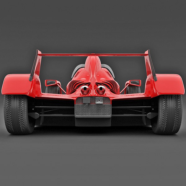 realistic supercar caparo t1 3d model