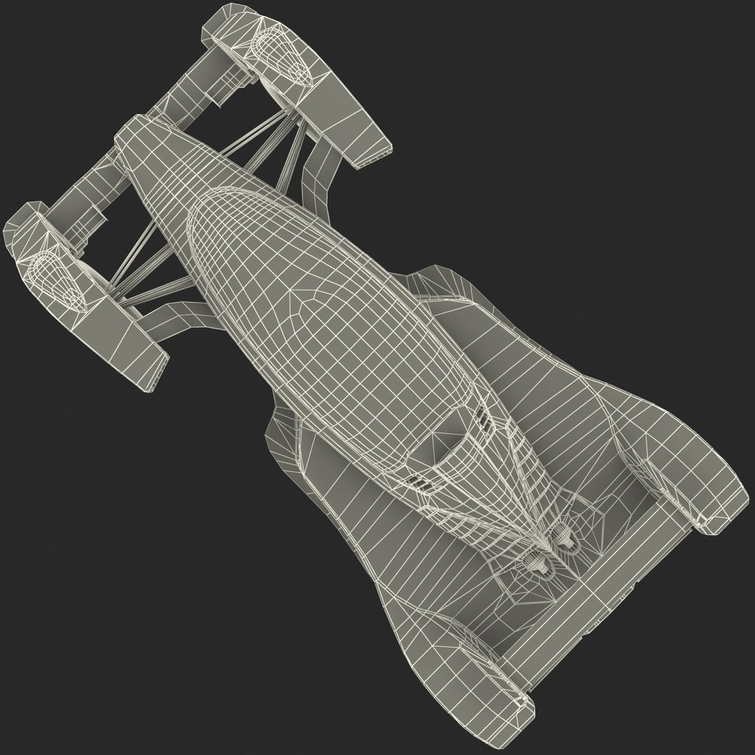 realistic supercar caparo t1 3d model