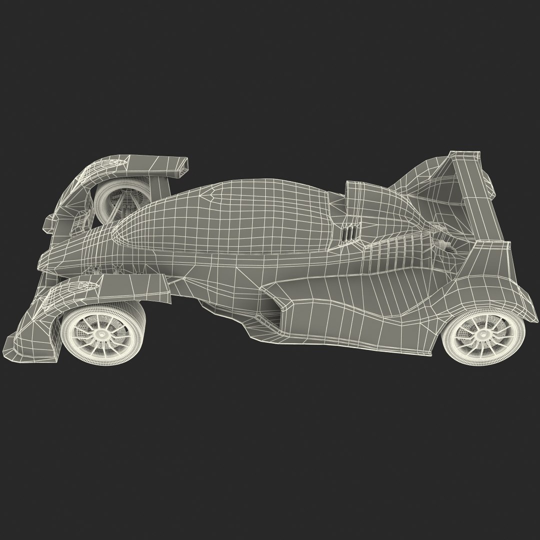 realistic supercar caparo t1 3d model