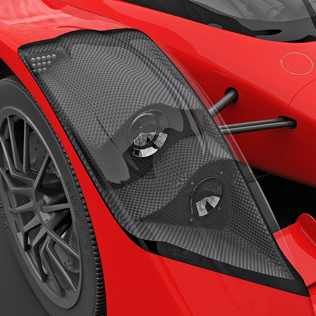 realistic supercar caparo t1 3d model