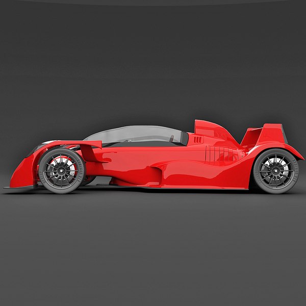 realistic supercar caparo t1 3d model