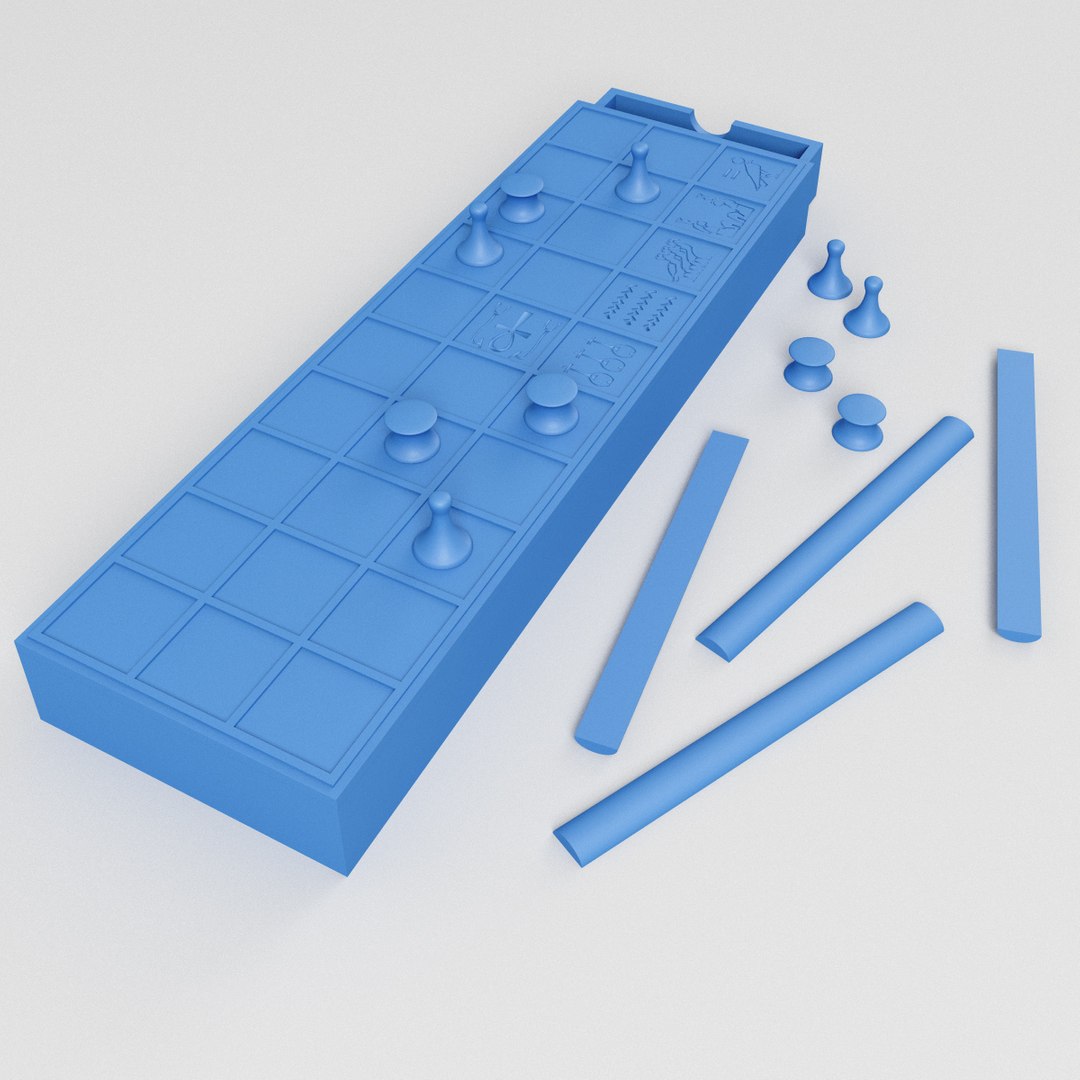 3D senet ancient printing model - TurboSquid 1315446