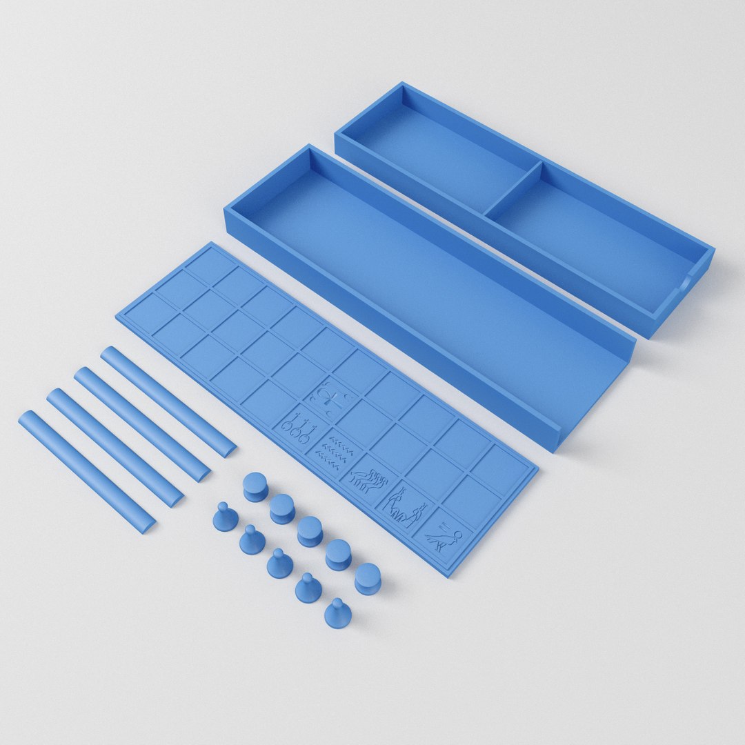 3D senet ancient printing model - TurboSquid 1315446