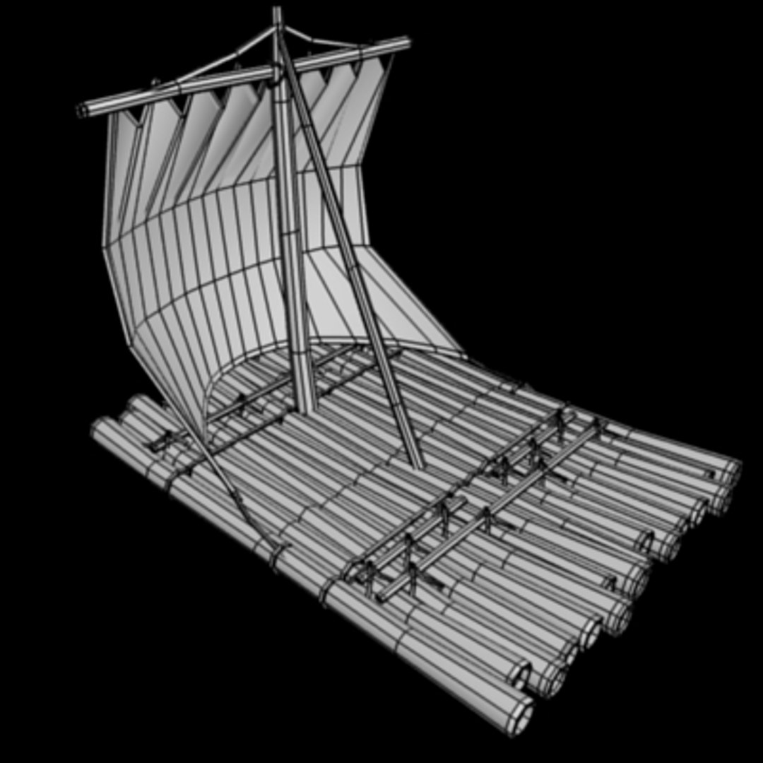 Raft 3d Model
