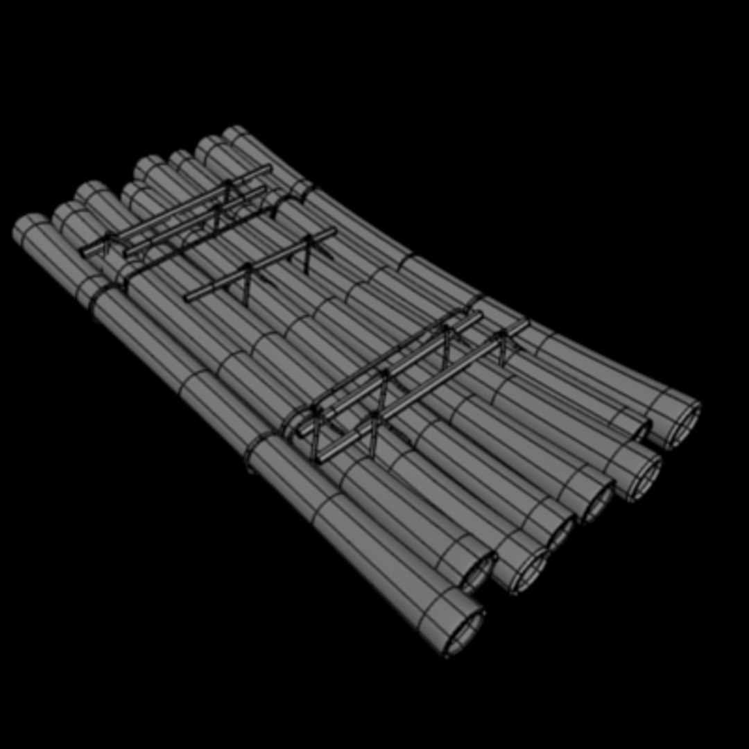 Raft 3d Model
