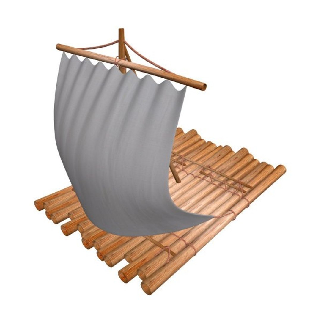 Raft 3d Model
