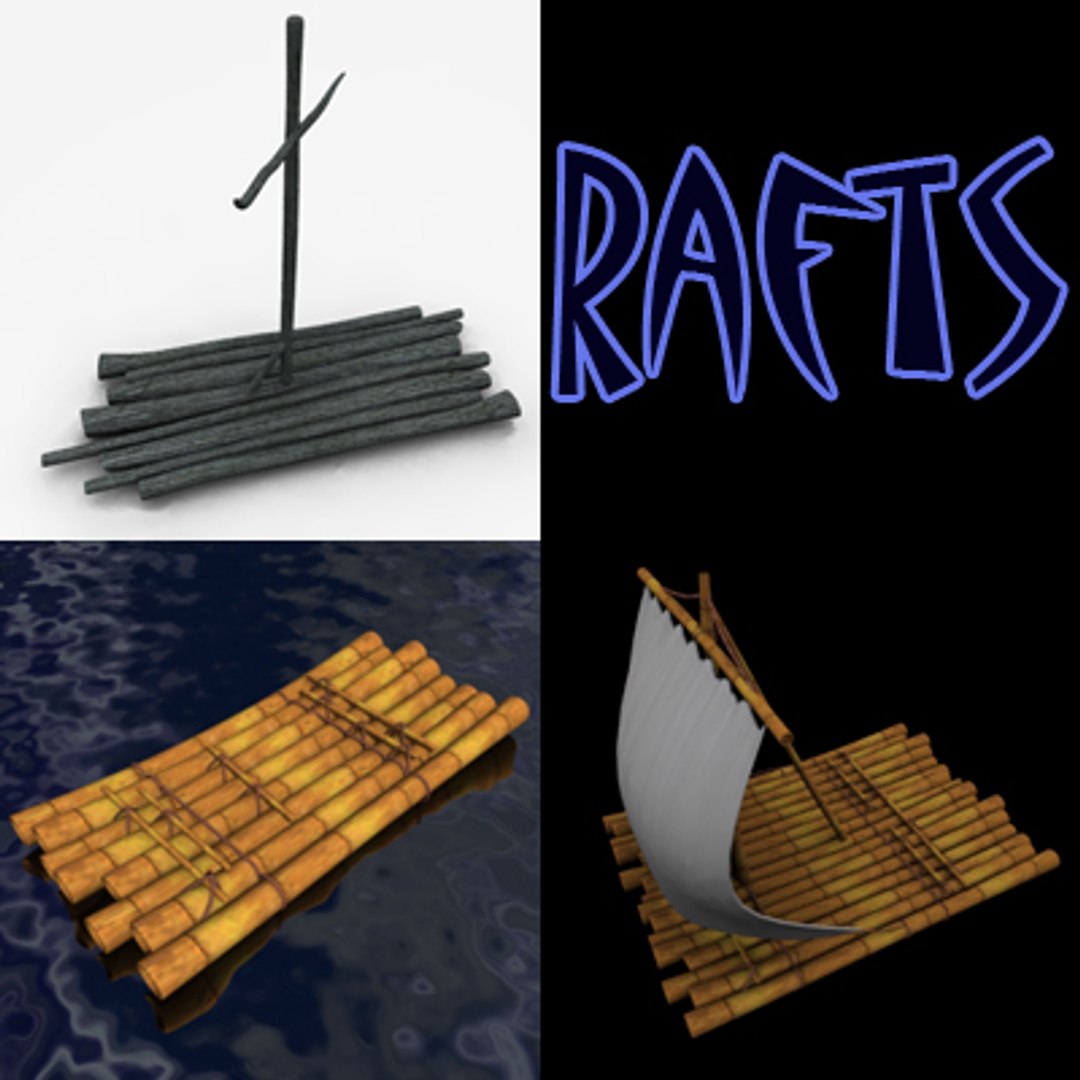 Raft 3d Model