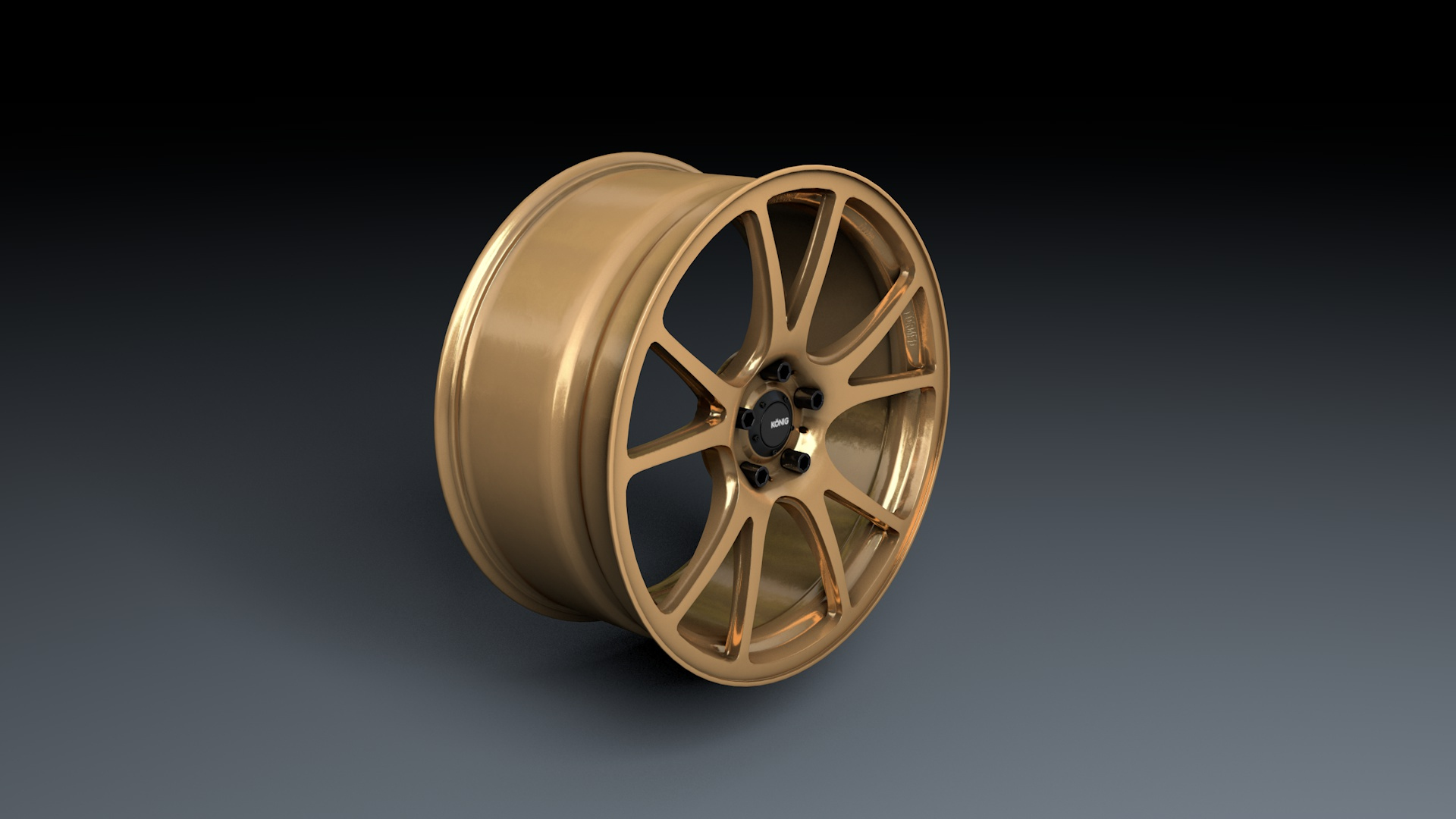 Konig Freeform 17x8 PCD 5x100 Rim 3D - TurboSquid 1996717