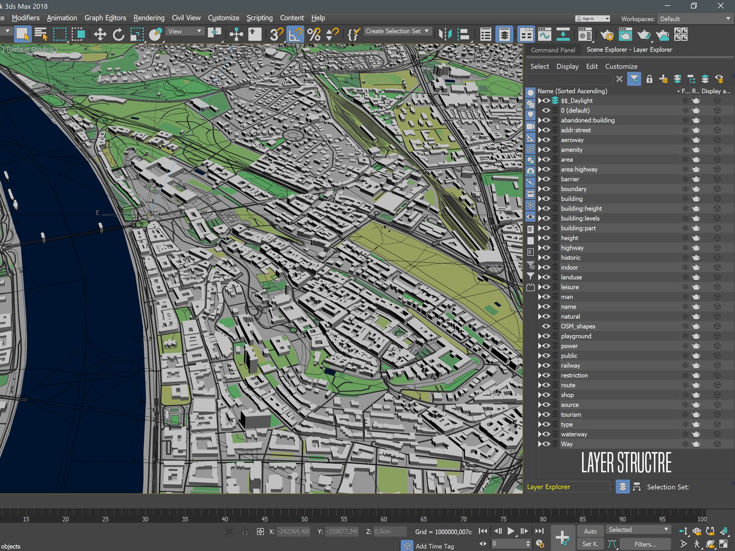 3D Model City Budapest - TurboSquid 1425261