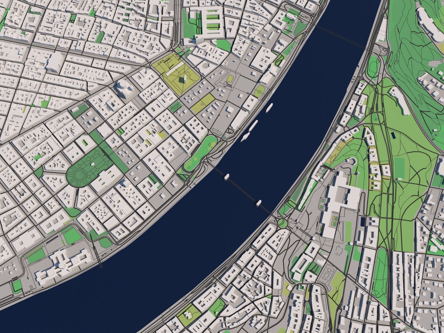 3D Model City Budapest - TurboSquid 1425261