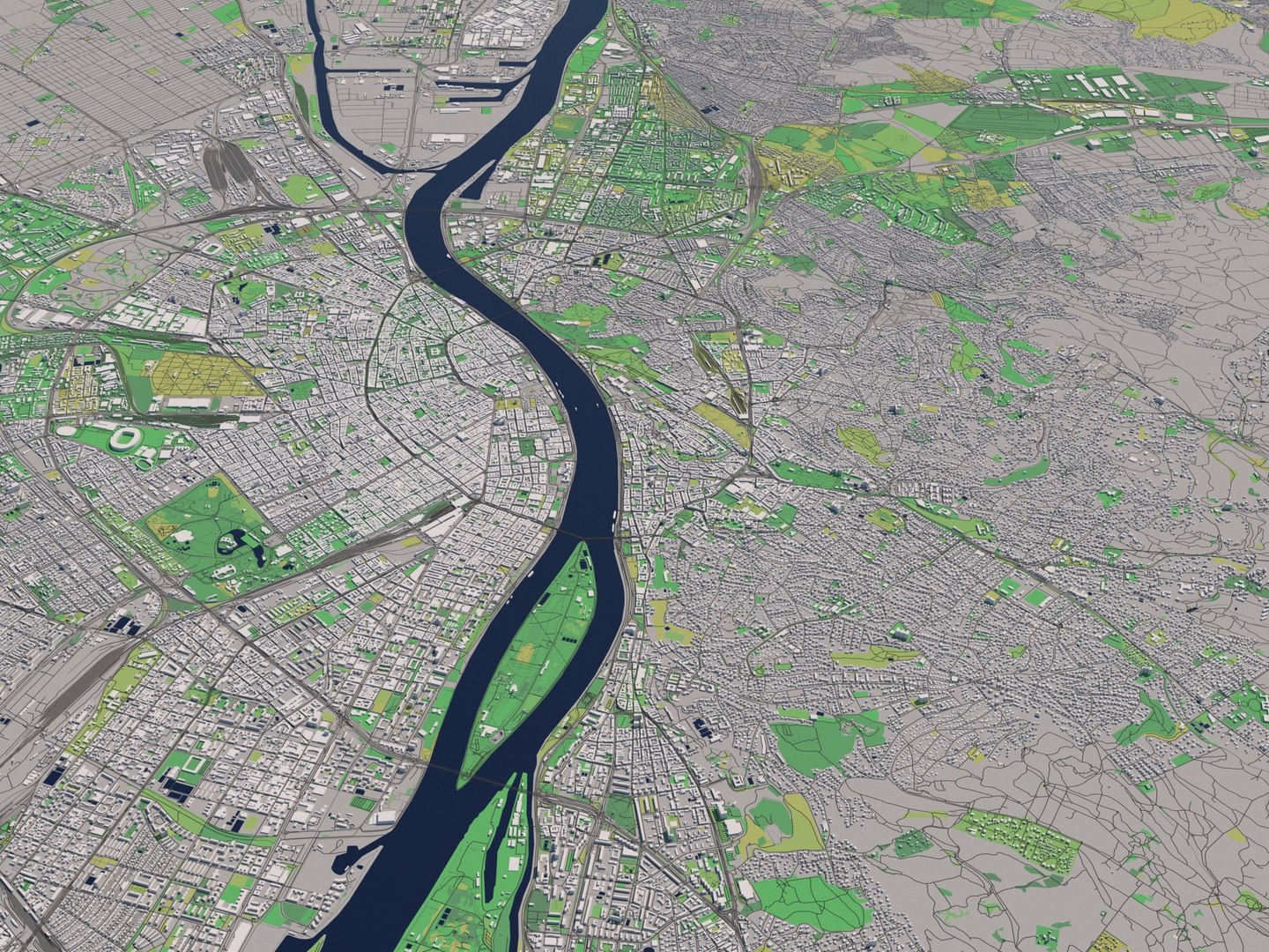 3D Model City Budapest - TurboSquid 1425261