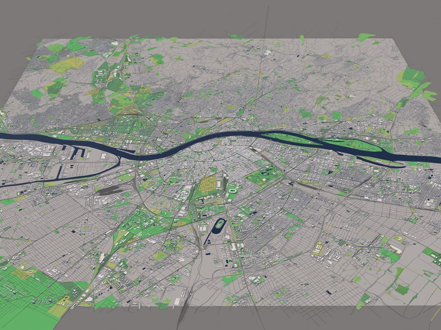 3D Model City Budapest - TurboSquid 1425261