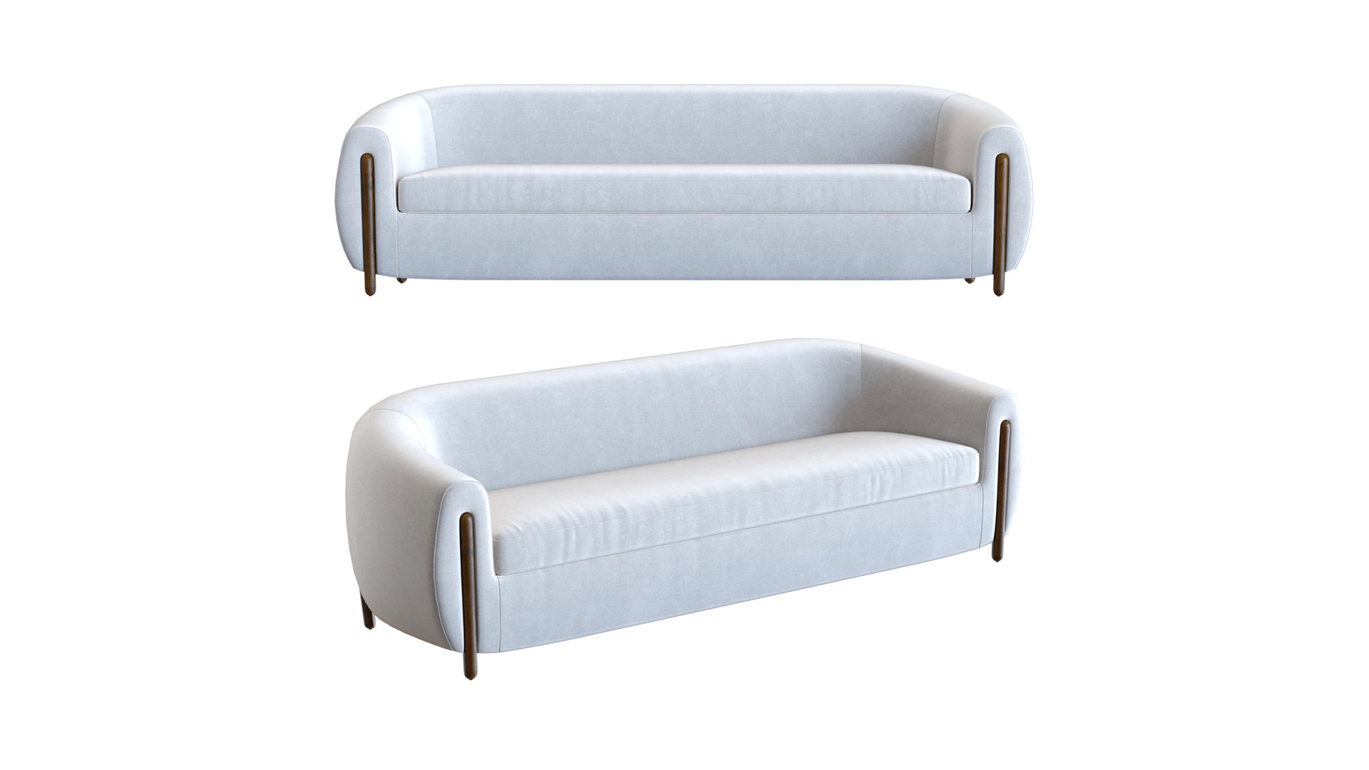 Crate And Barrel Nora Sofa 3D Model - TurboSquid 2089982