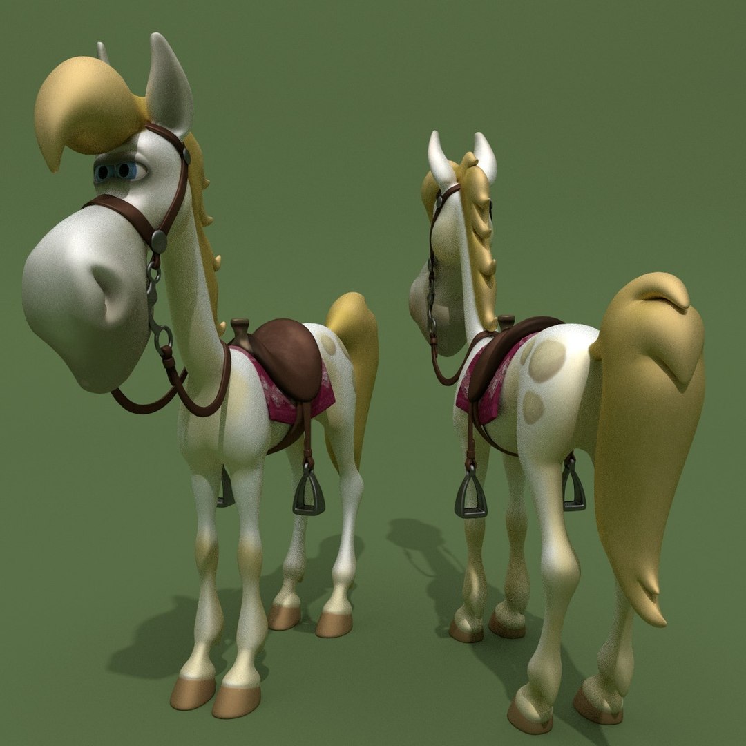 Horse Bridle Saddle 3d 3ds