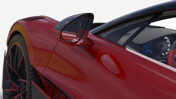 modelo 3d Hipercoche Astron rojo simplificado - TurboSquid 2289485
