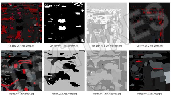 Astron Hypercar Red Simplified 3D 모델 - TurboSquid 2289485