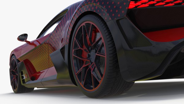 modelo 3d Hipercoche Astron rojo simplificado - TurboSquid 2289485