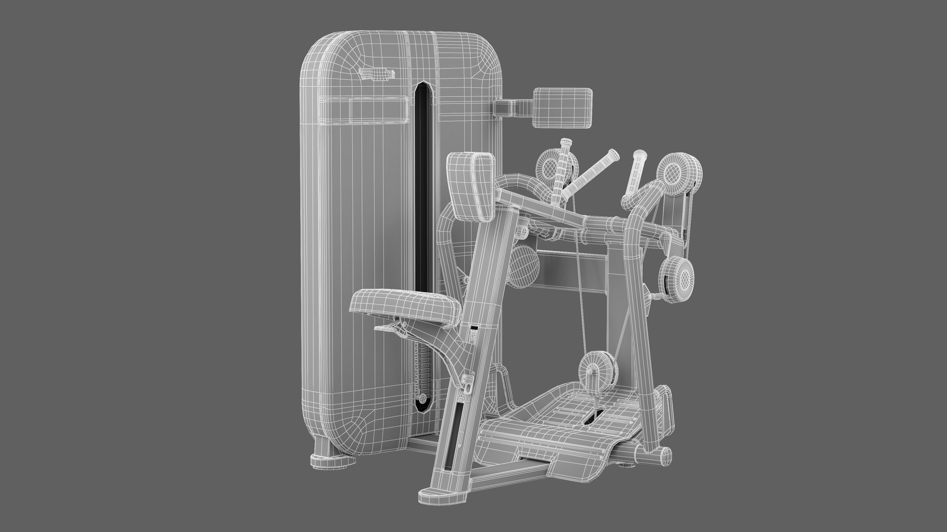 Technogym Artis Low Row 3D Model - TurboSquid 2235919