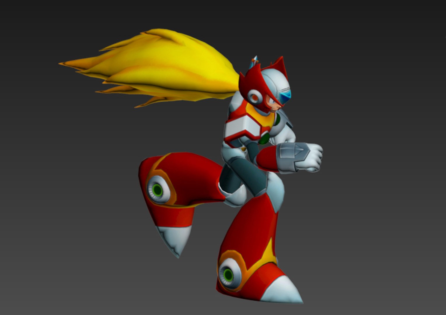 Megaman ZERO Fully Rigged And Animated 3D Soulslike Game Ready 3D Model ...