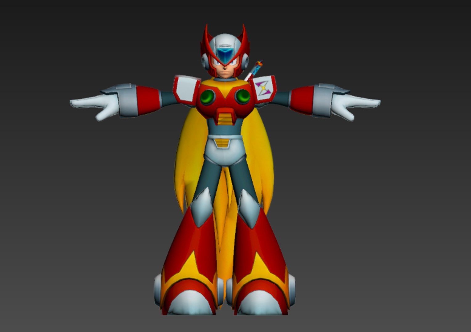 Megaman ZERO Fully Rigged And Animated 3D Soulslike Game Ready 3D Model ...