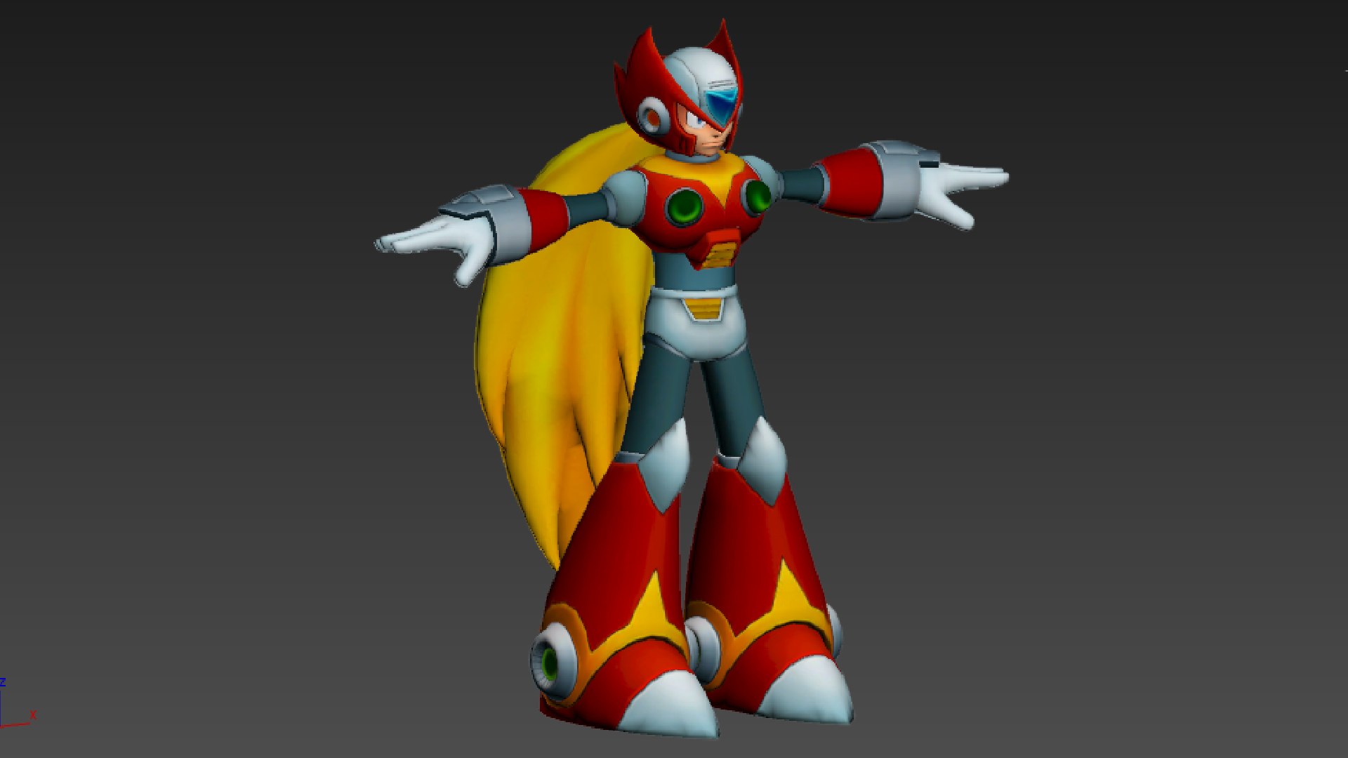 Megaman ZERO Fully Rigged And Animated 3D Soulslike Game Ready 3D Model ...