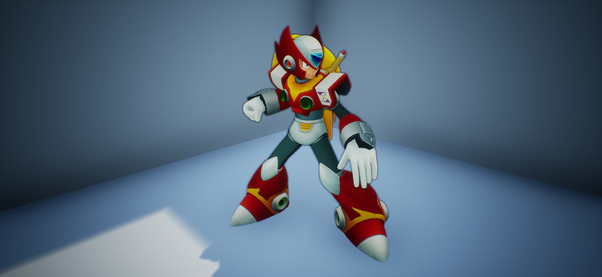 Megaman ZERO Fully Rigged And Animated 3D Soulslike Game Ready 3D Model ...