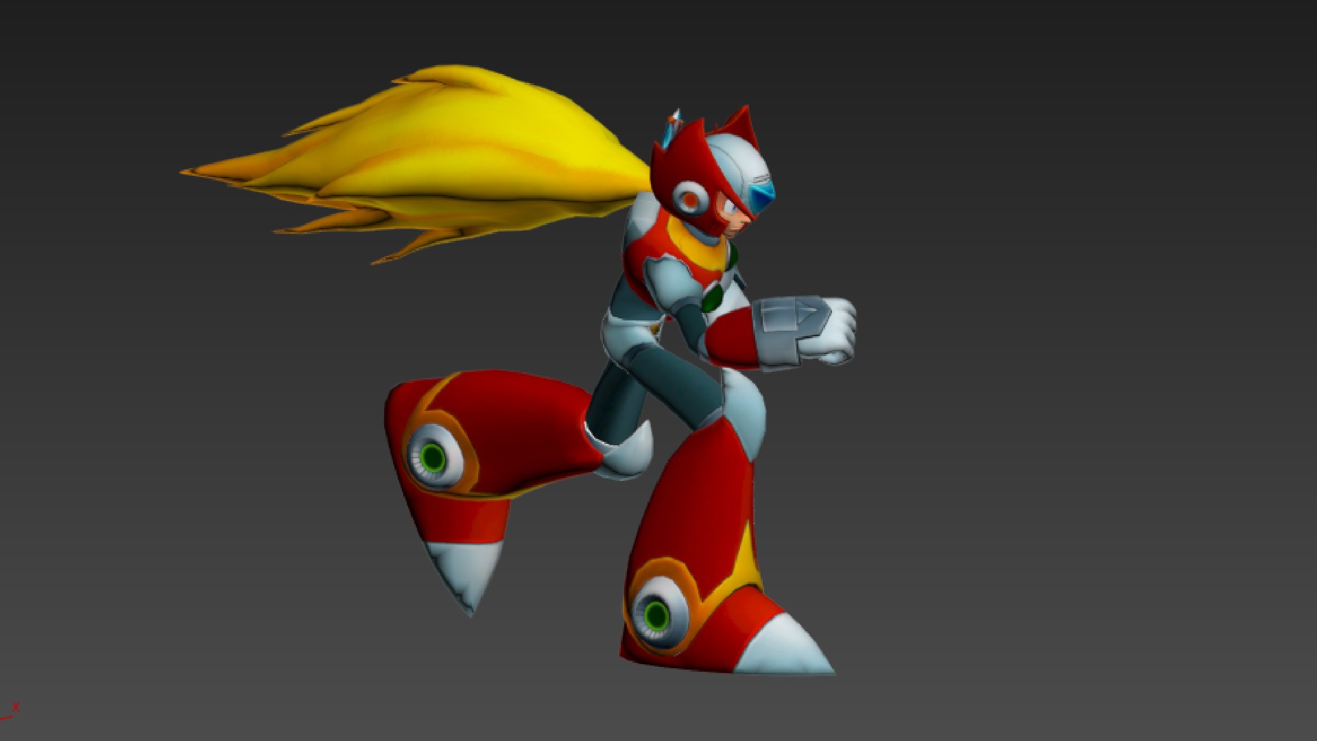 Megaman ZERO Fully Rigged And Animated 3D Soulslike Game Ready 3D Model ...