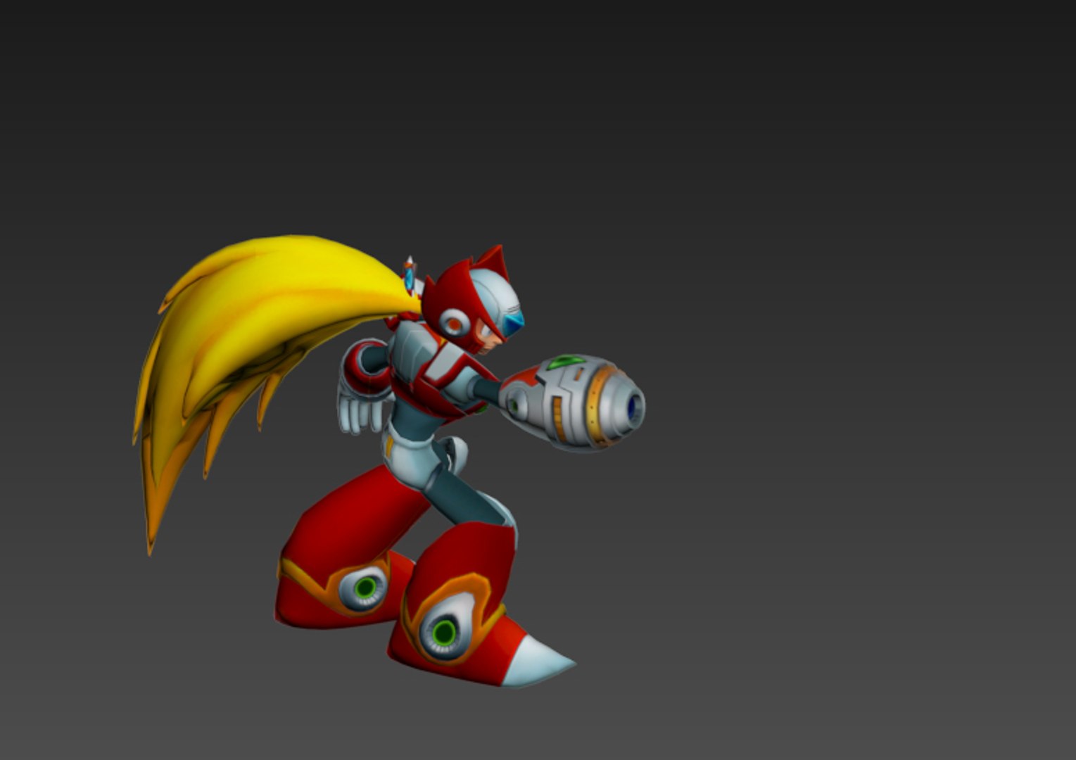Megaman ZERO Fully Rigged And Animated 3D Soulslike Game Ready 3D Model ...