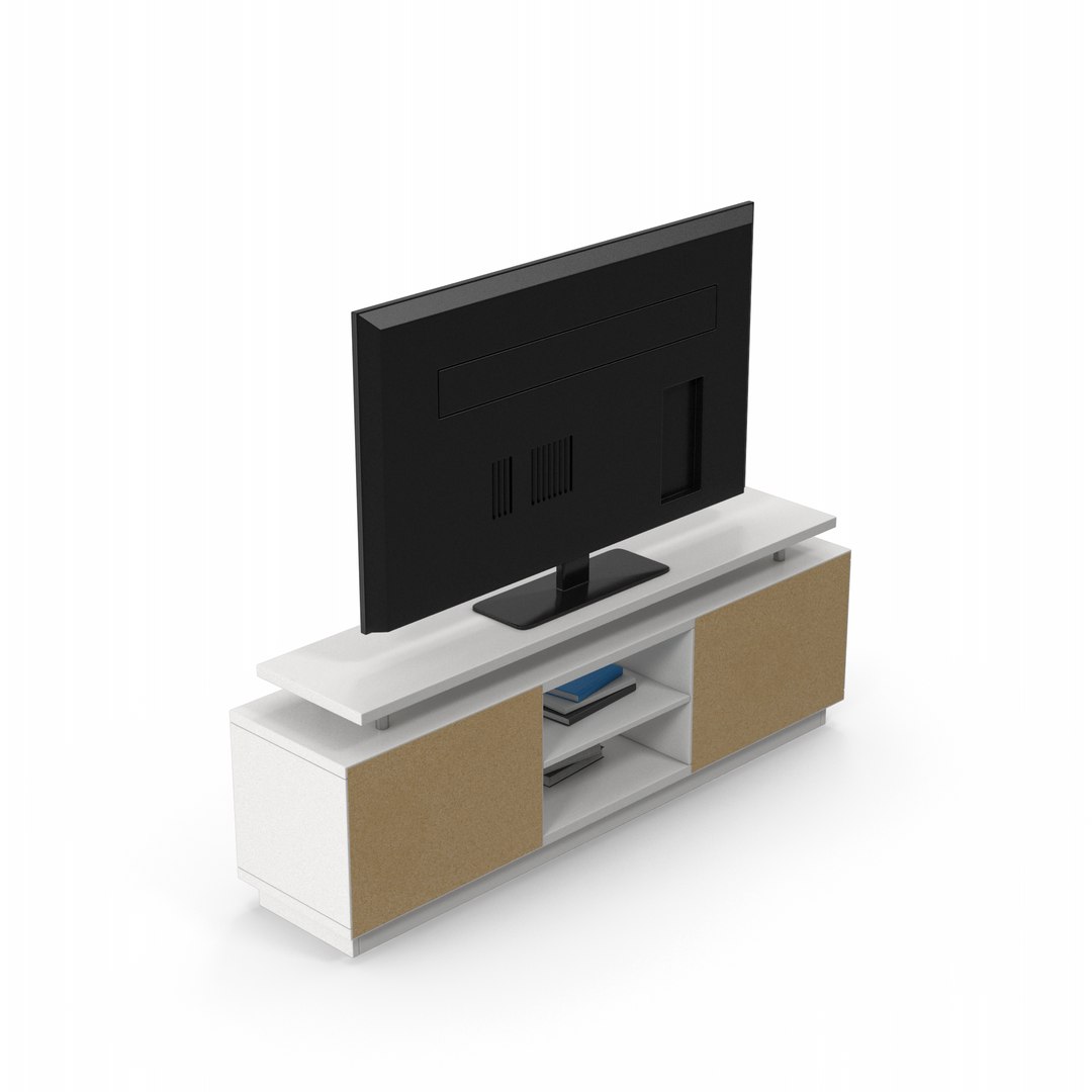 3D model TV Stand Set - TurboSquid 1854788
