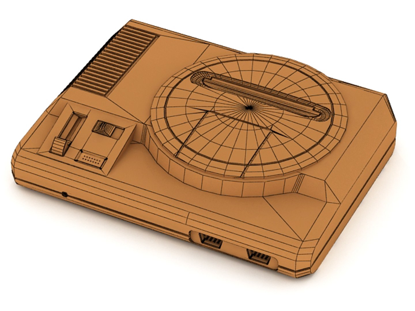 3d Sega Megadrive Console Model