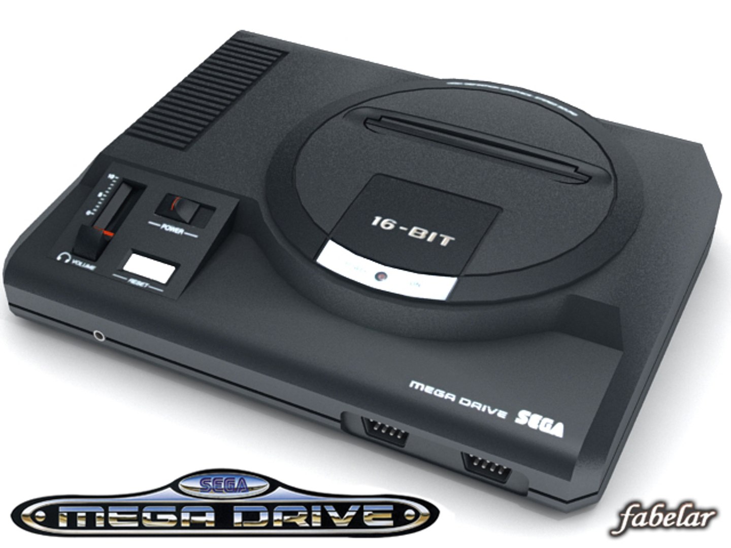 3d Sega Megadrive Console Model