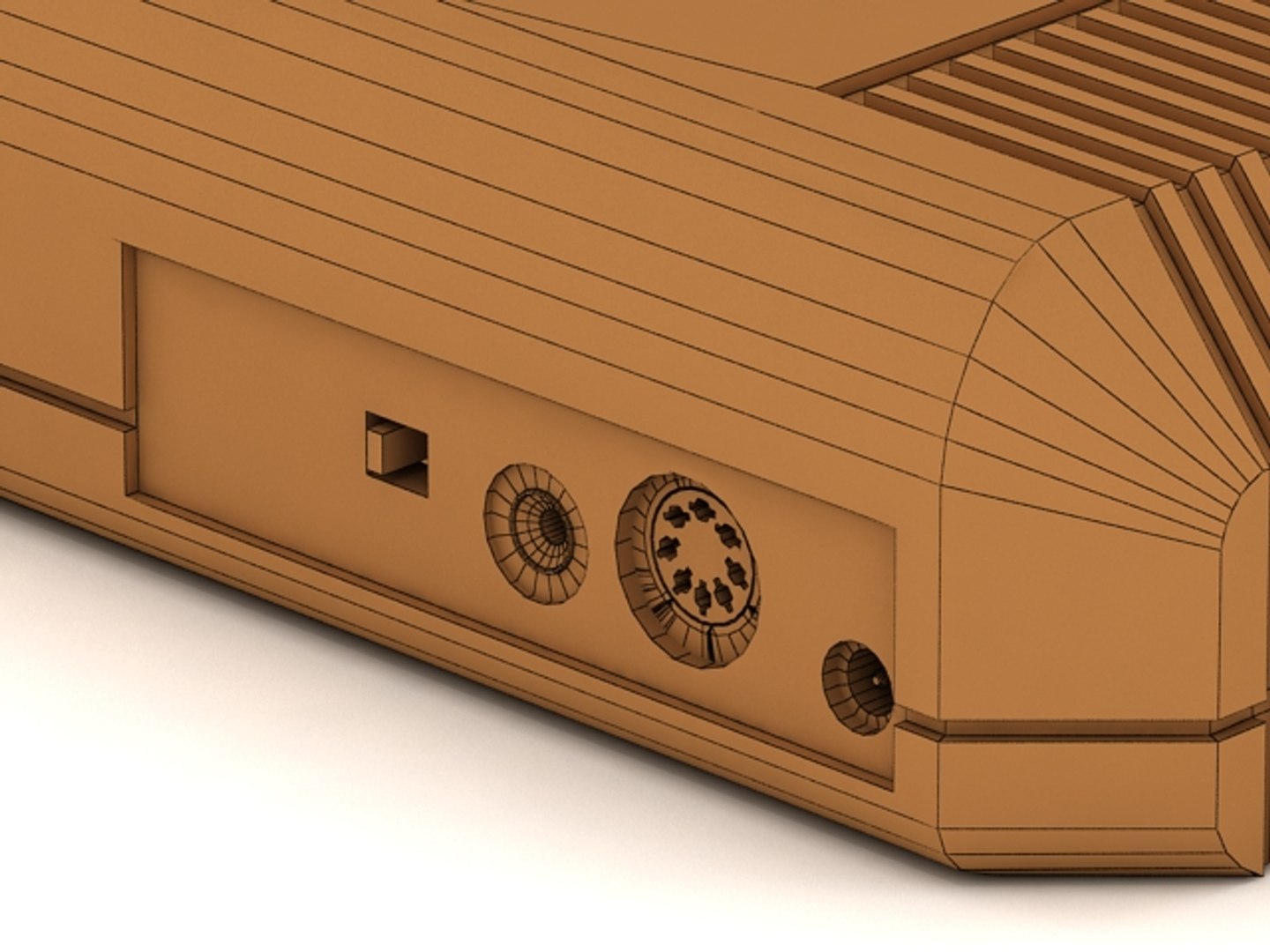 3d Sega Megadrive Console Model