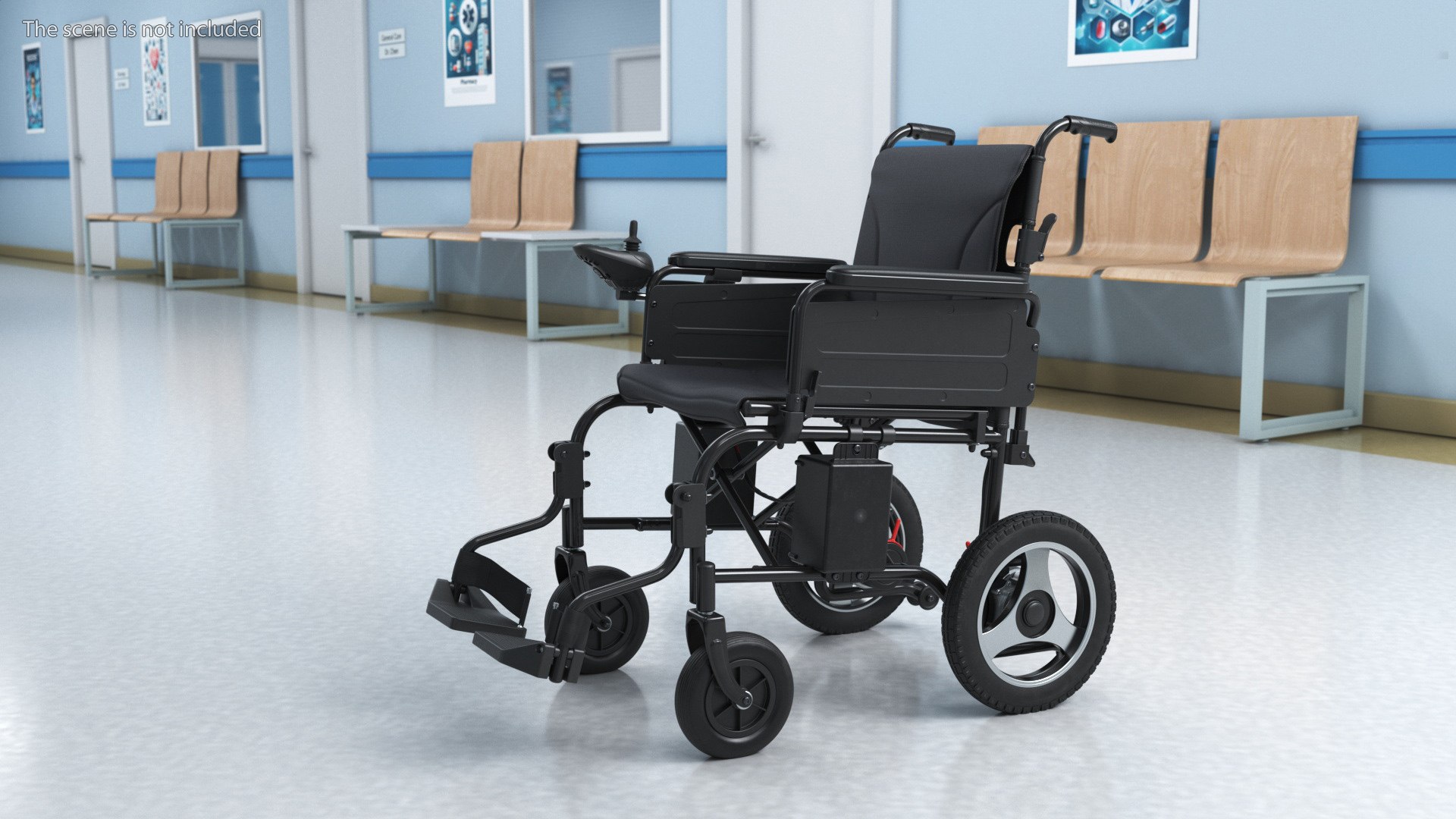 Folding Electric Wheelchair Rigged For Maya Model - TurboSquid 2469025