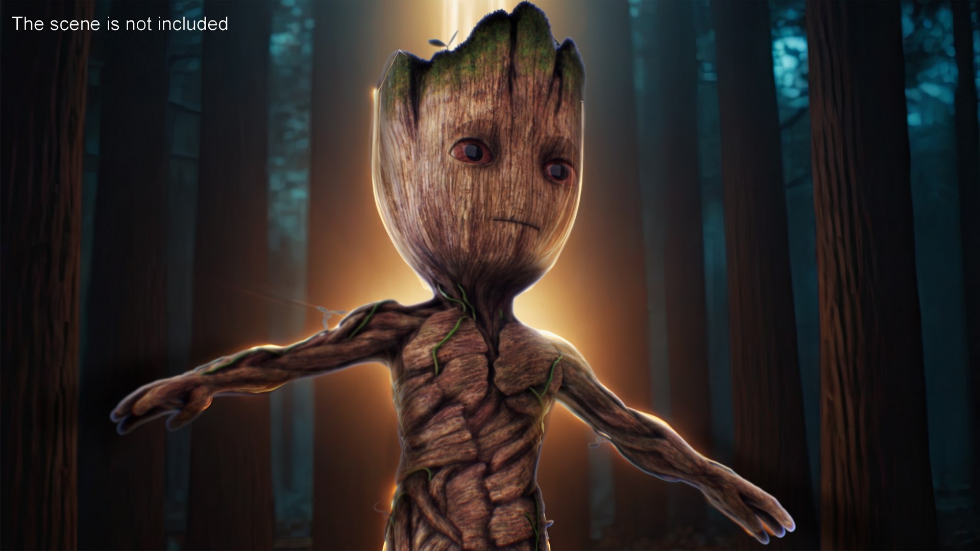 Little Groot Character From Marvel For 3D Print Model - TurboSquid 2287046