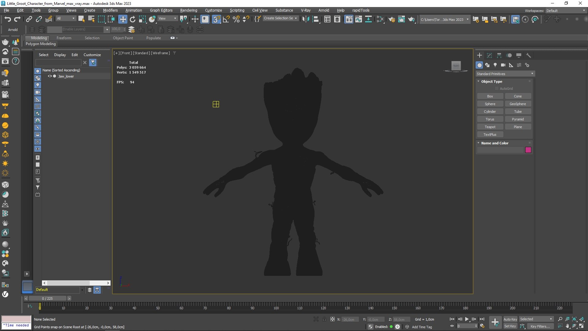 Little Groot Character From Marvel For 3D Print Model - TurboSquid 2287046