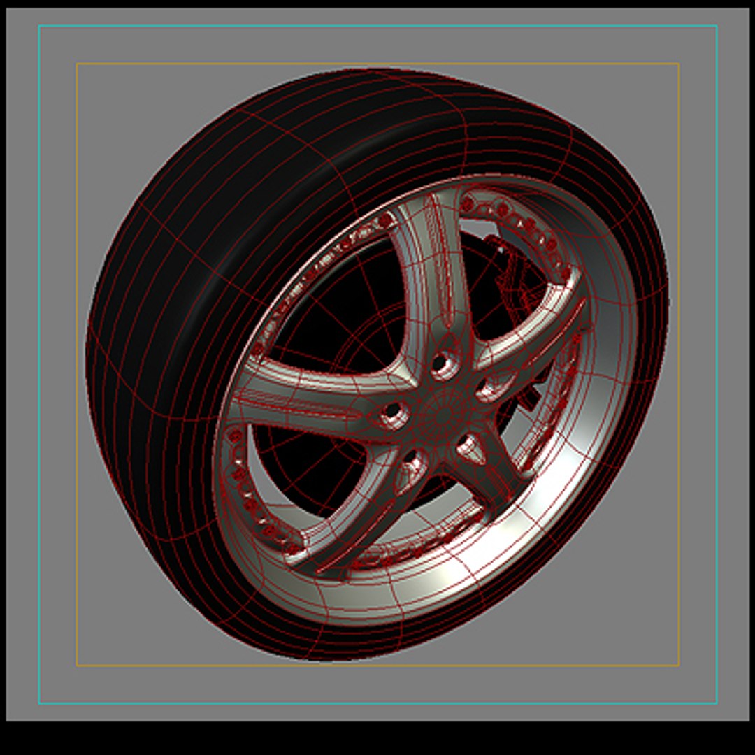 Maya Car Wheel