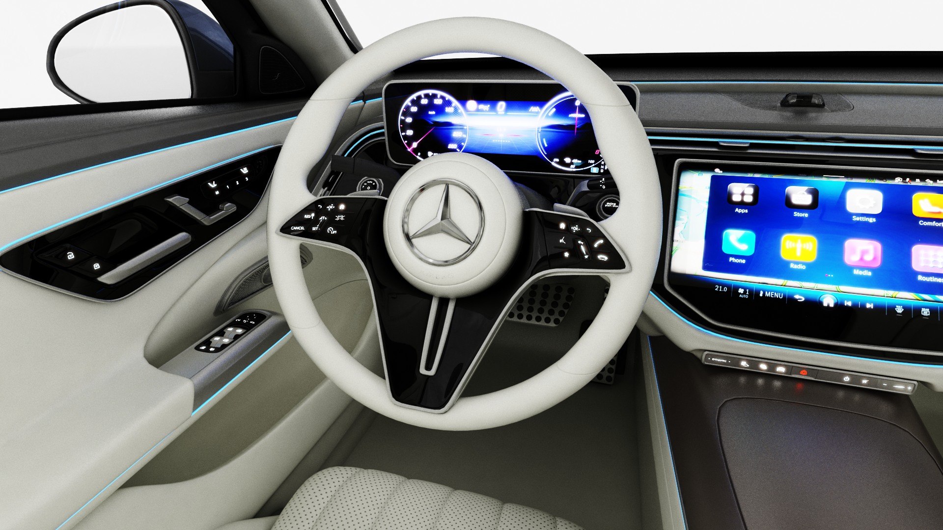 Mercedes-Benz E-class exclusive 2024 with interior model - TurboSquid ...