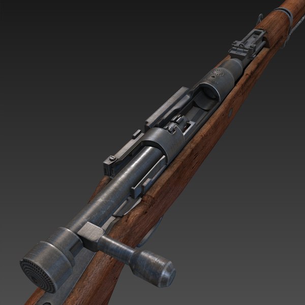 arisaka type 99 rifle 3d x