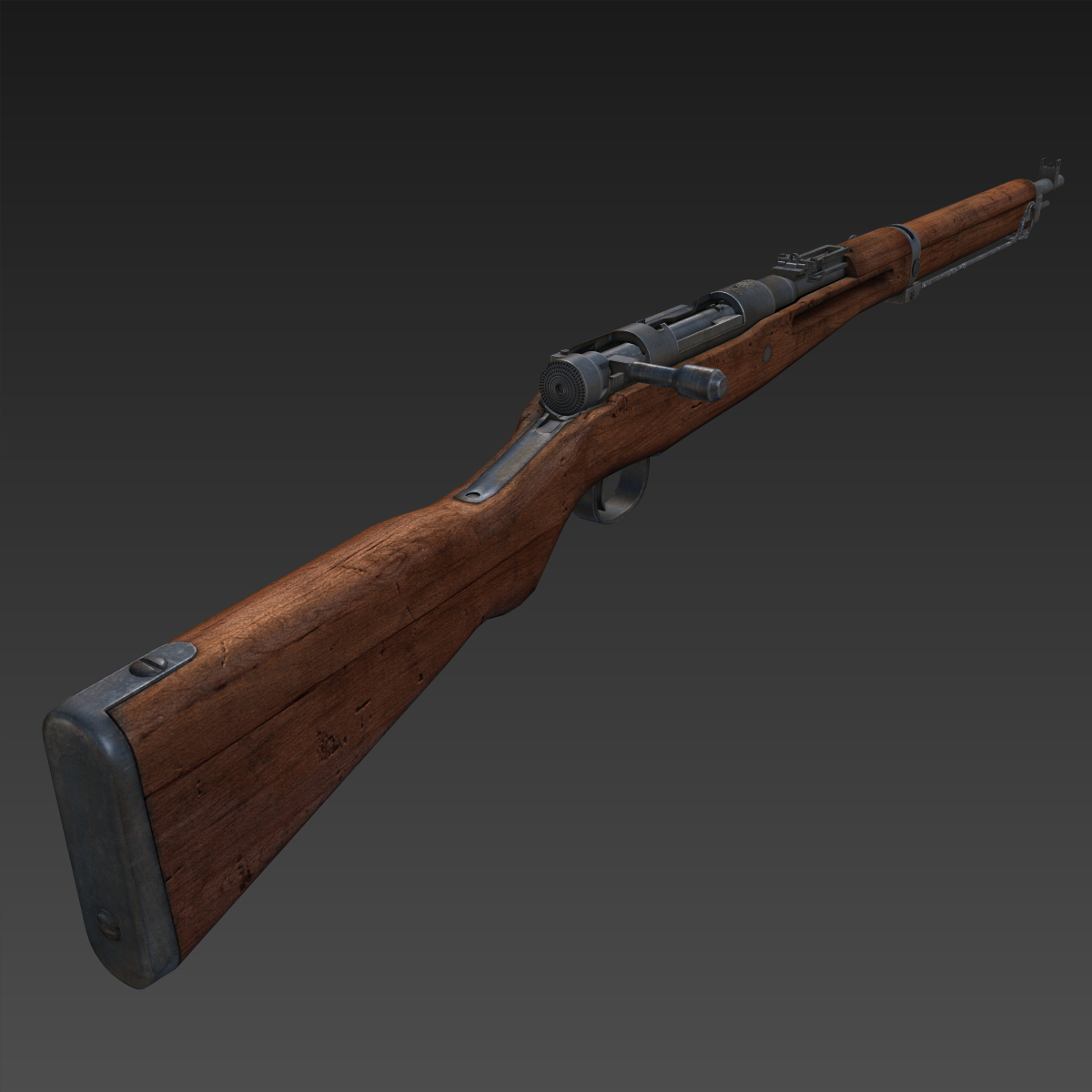 arisaka type 99 rifle 3d x