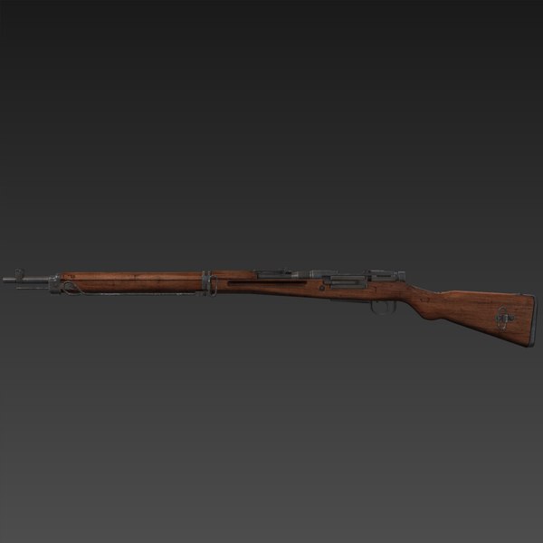 arisaka type 99 rifle 3d x