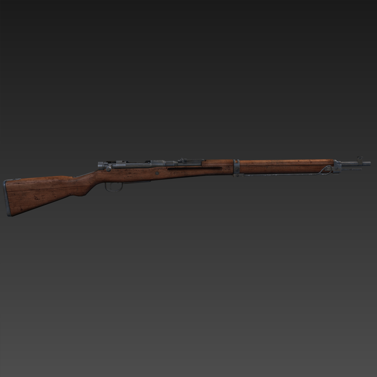 arisaka type 99 rifle 3d x
