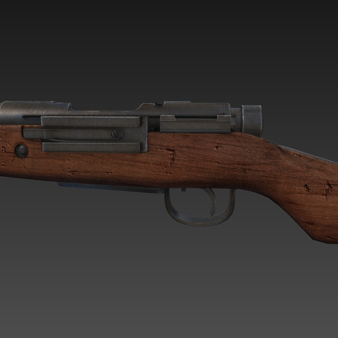 arisaka type 99 rifle 3d x