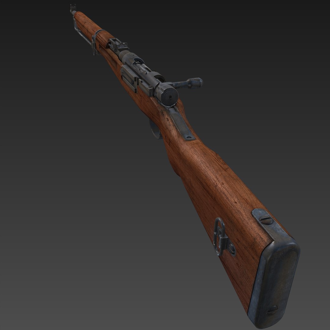 arisaka type 99 rifle 3d x