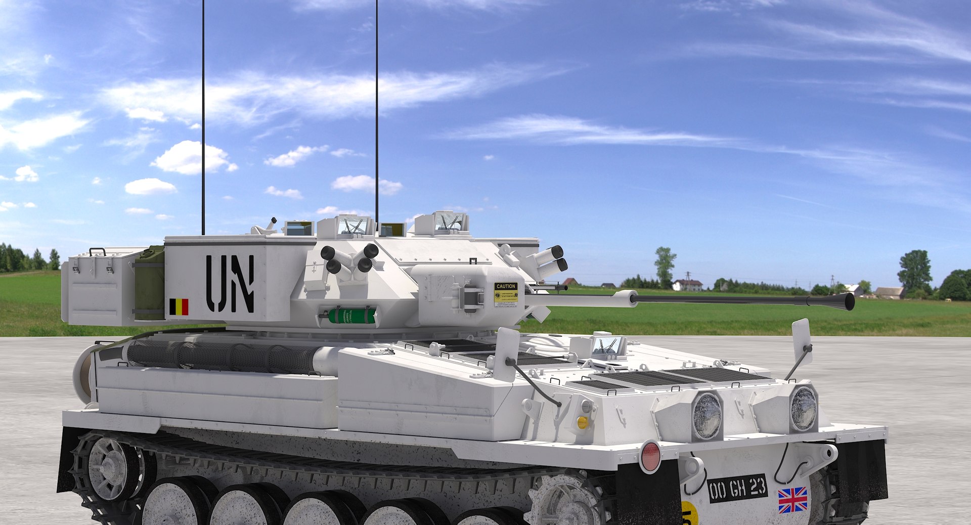 Cvr t fv107 scimitar 3D model - TurboSquid 1247333