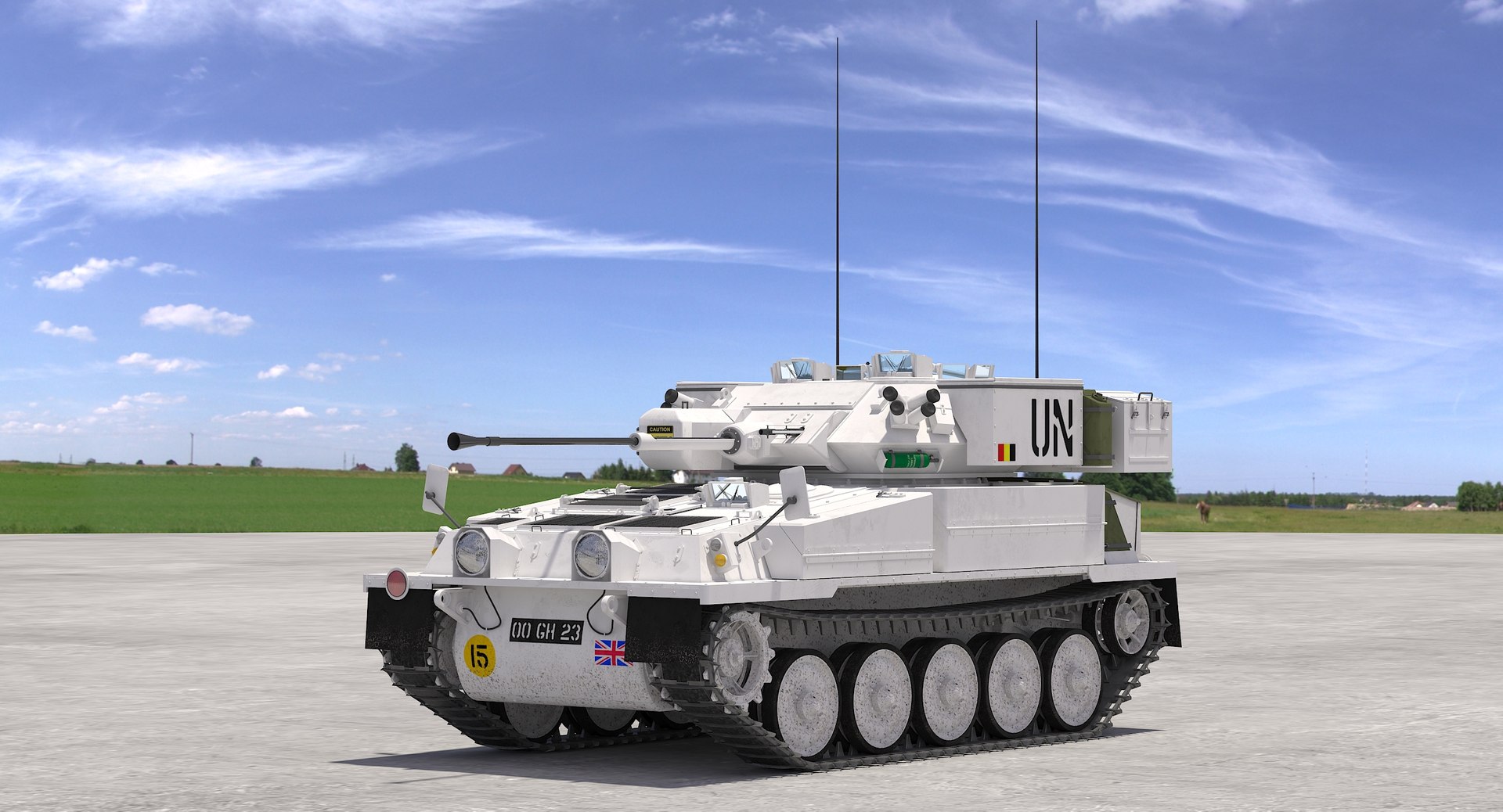 Cvr t fv107 scimitar 3D model - TurboSquid 1247333